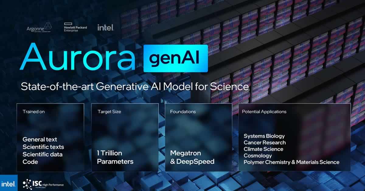 Intel Unveils Aurora genAI: A Groundbreaking Generative AI Model for Scientific Research
